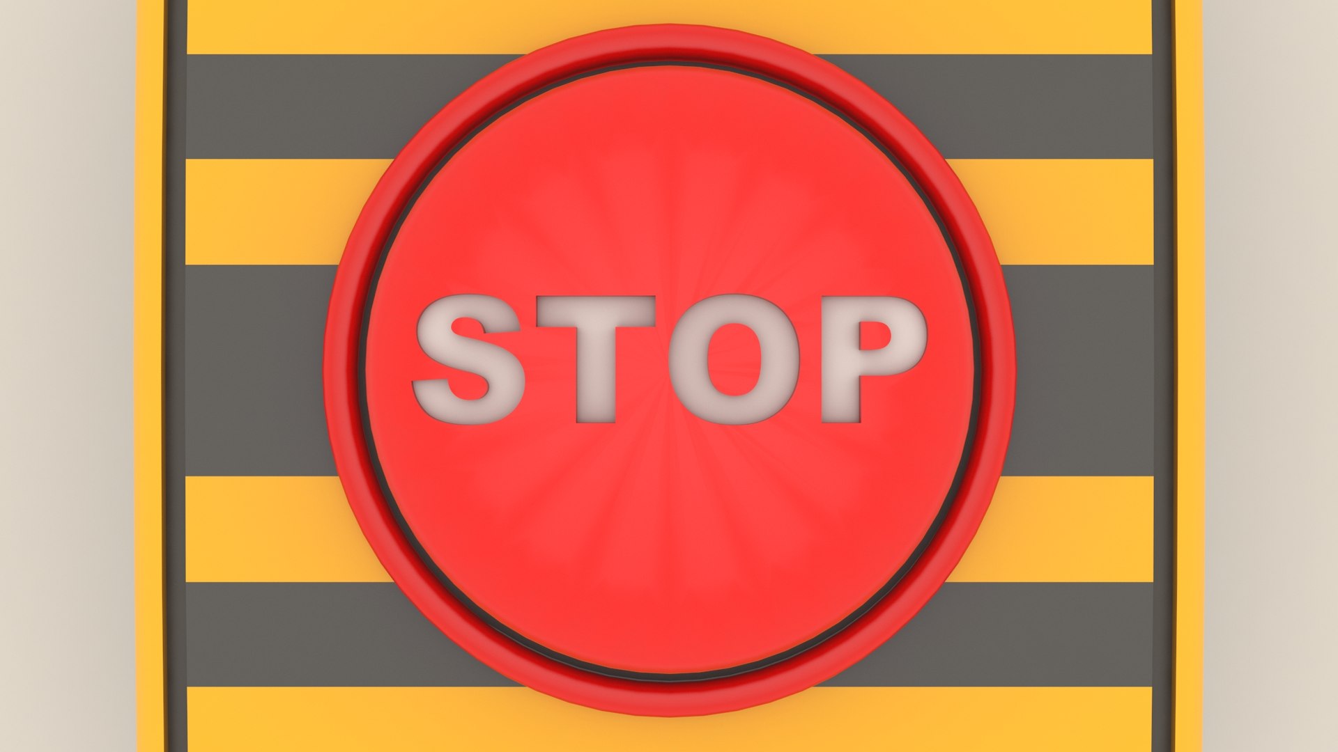 Emergency Panic Button 3D Model - TurboSquid 1538045