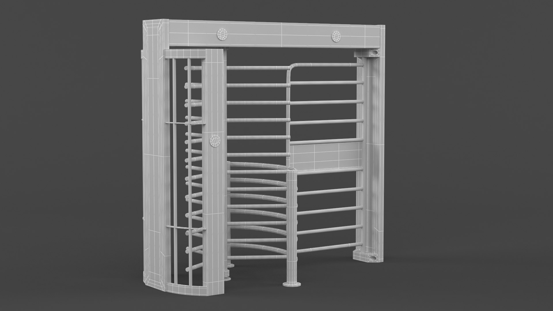 3D Turnstile Gate - TurboSquid 2271871