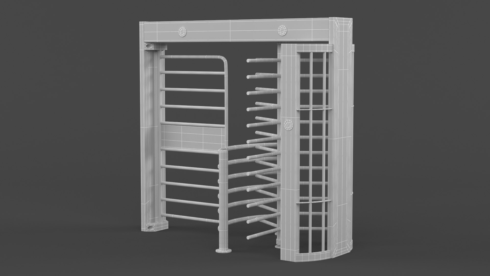 3D Turnstile Gate - TurboSquid 2271871