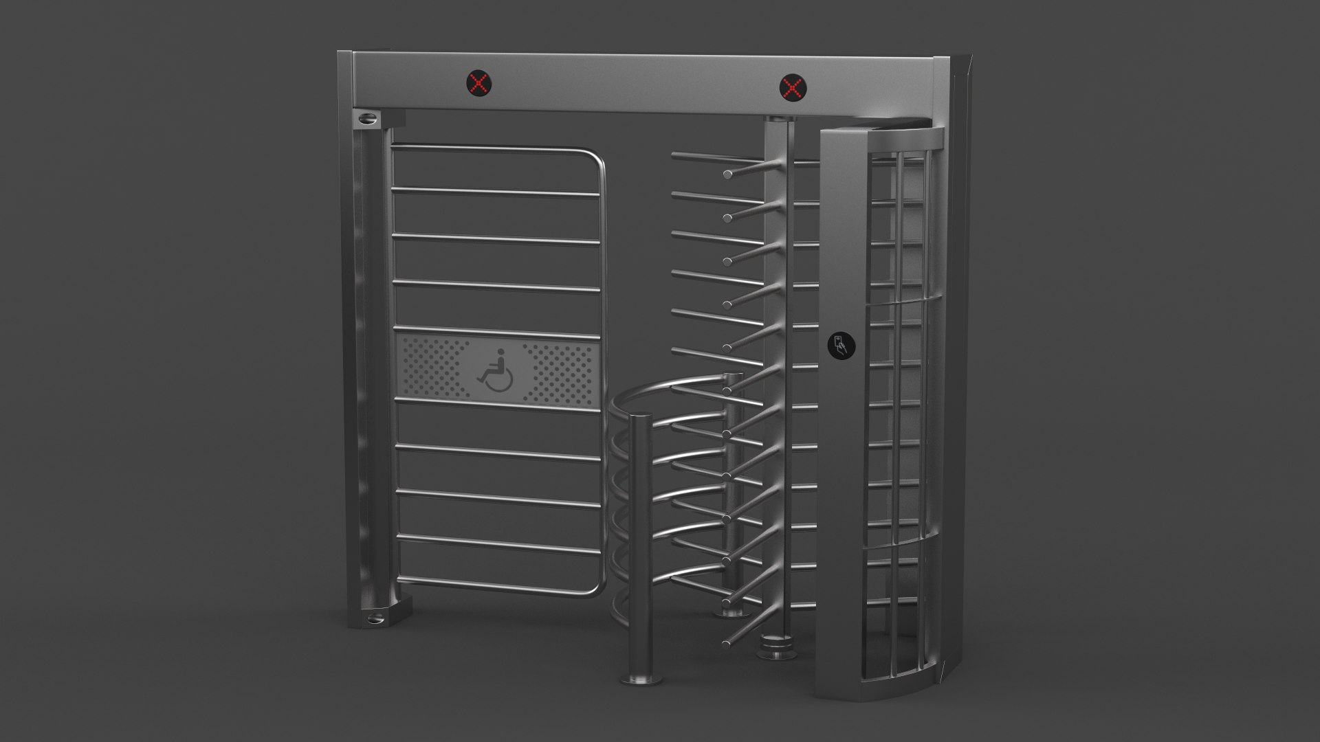 3D Turnstile Gate - TurboSquid 2271871
