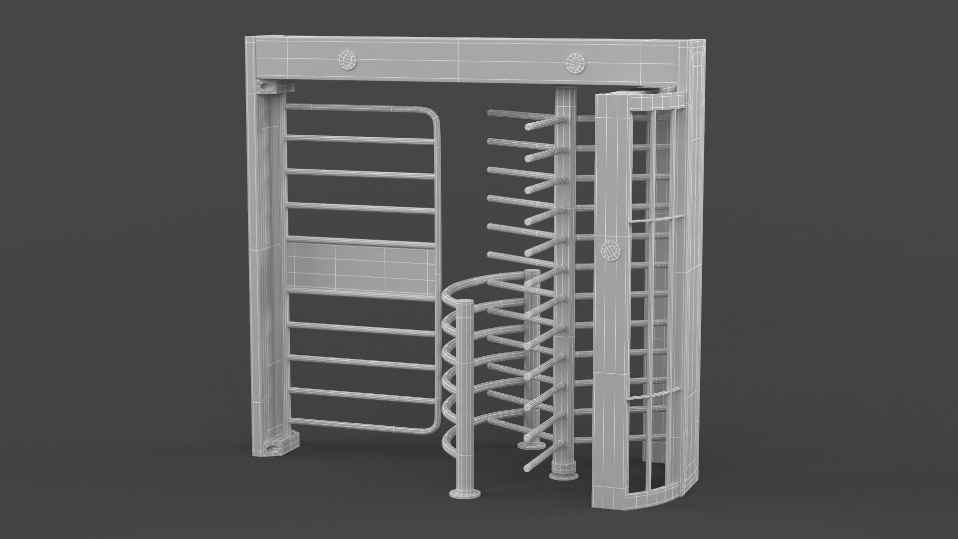 3D Turnstile Gate - TurboSquid 2271871
