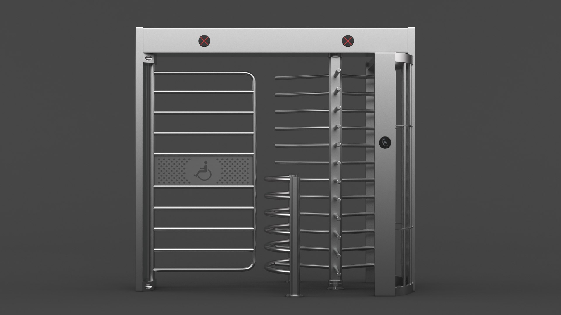 3D Turnstile Gate - TurboSquid 2271871