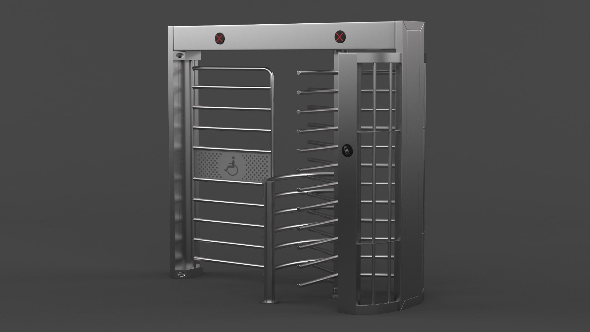 3D Turnstile Gate - TurboSquid 2271871