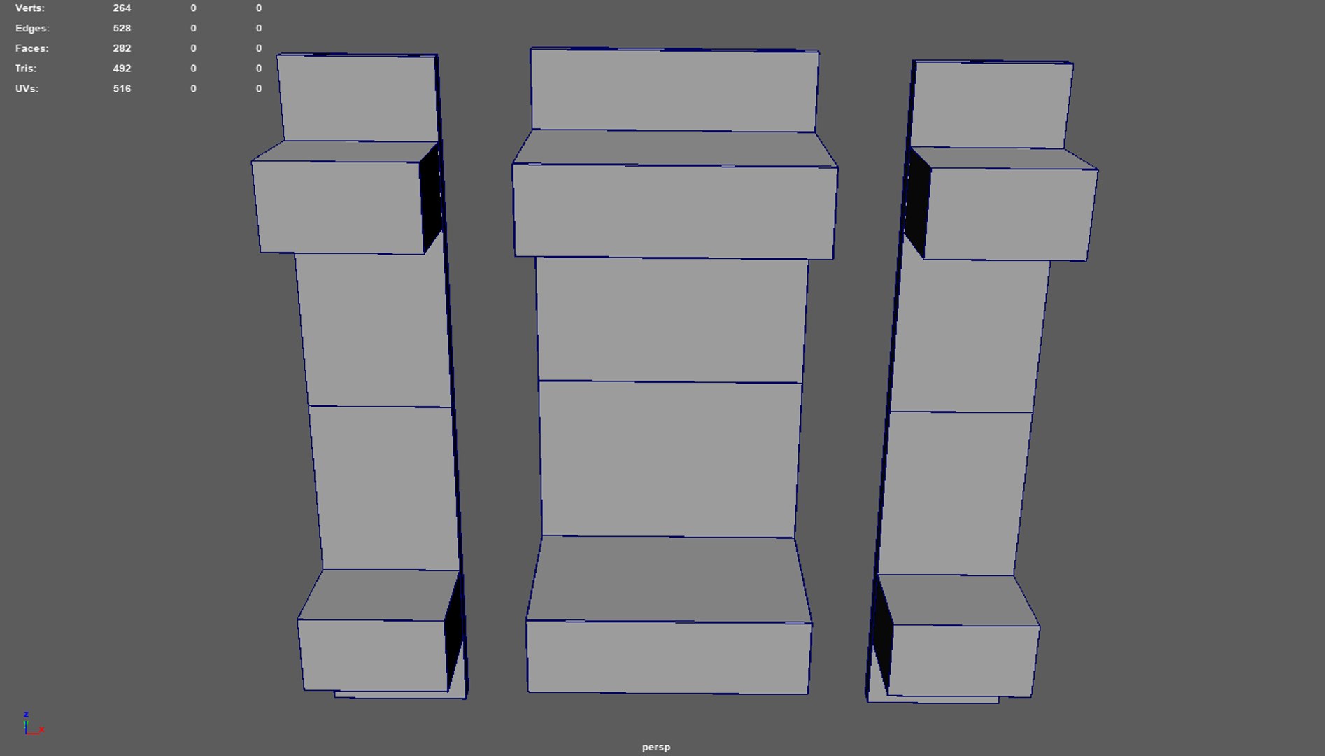 3D model Low Poly Stone Bench - TurboSquid 2006391