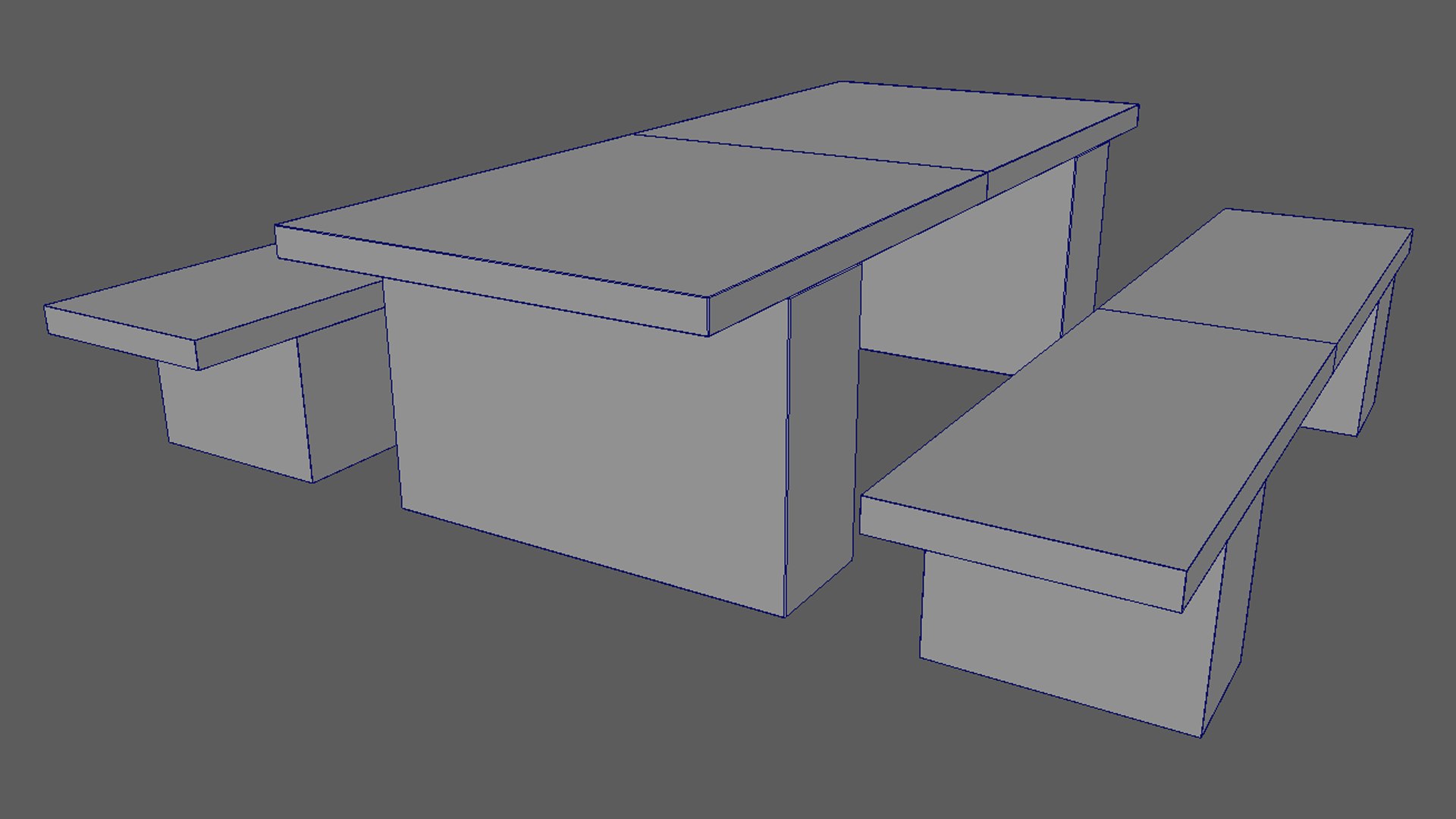 3D model Low Poly Stone Bench - TurboSquid 2006391