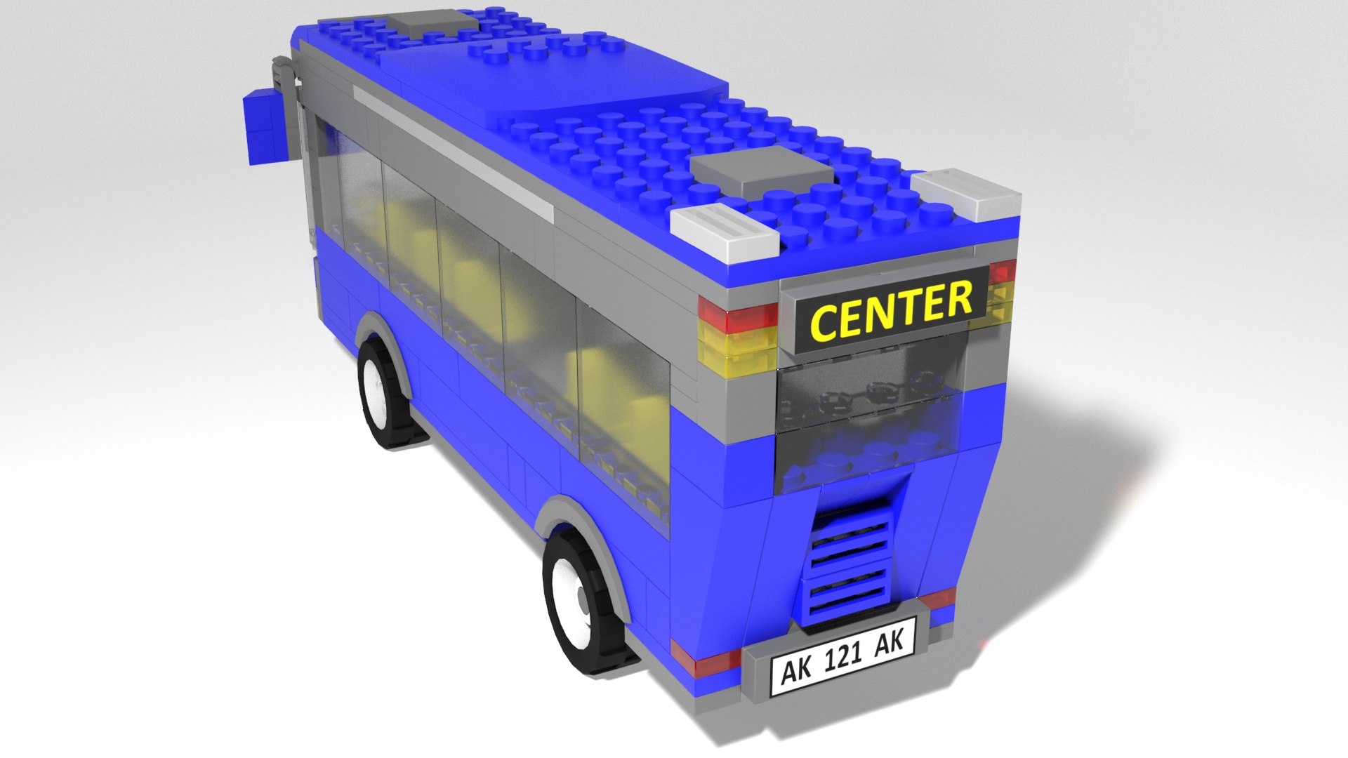 3D LEGO Bus - TurboSquid 1993705