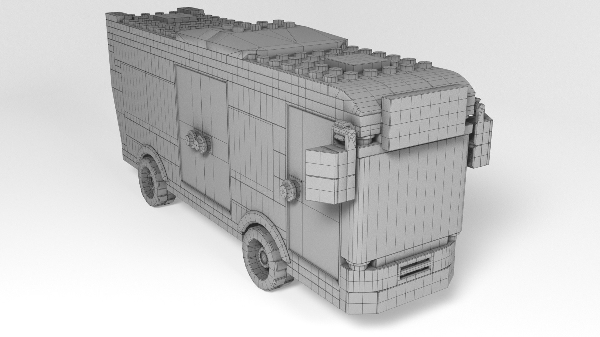 3D LEGO Bus - TurboSquid 1993705