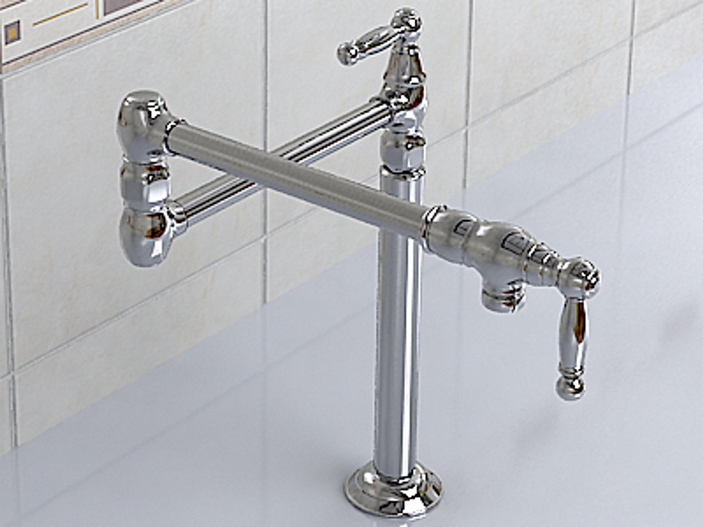 Realistic Brasstech 9484 3d Max