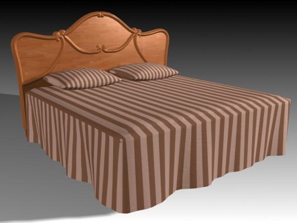 bed bedroom 3d max