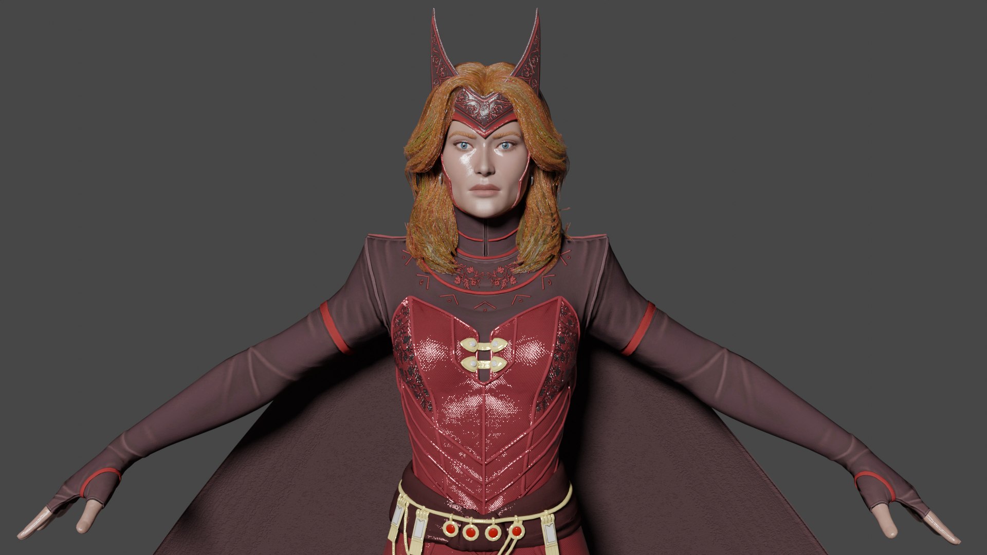 Scarlet Witch 3D Model - TurboSquid 2329886