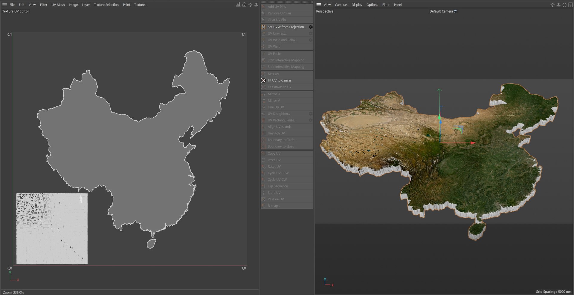 3D China Terrain Map Model - TurboSquid 2335999