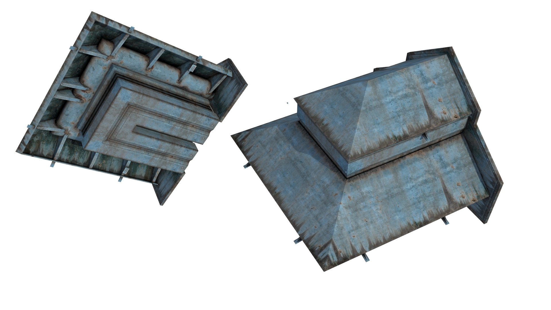 Metal roof 01 18 3D model - TurboSquid 1730129