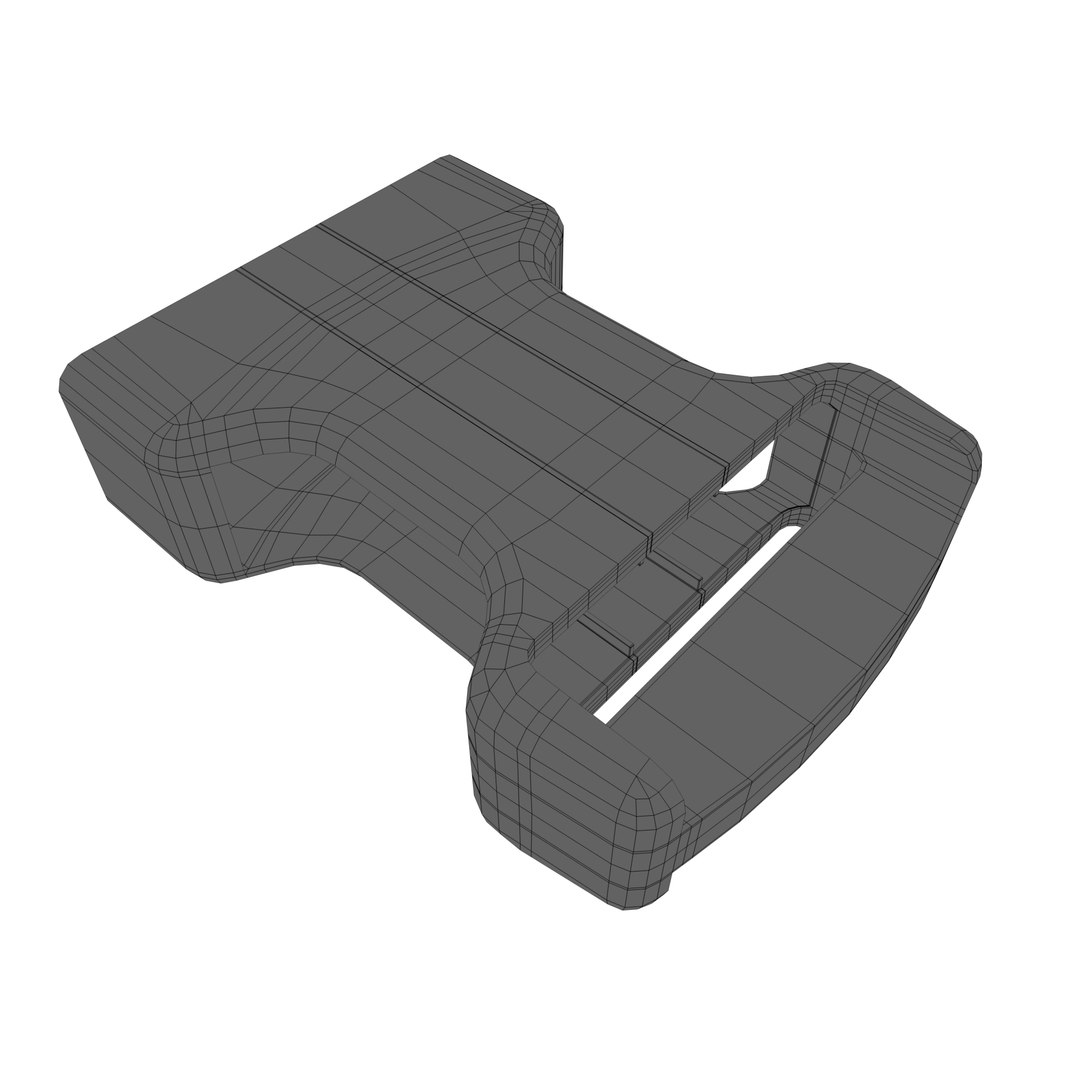 3D Buckle Clip - TurboSquid 1835599