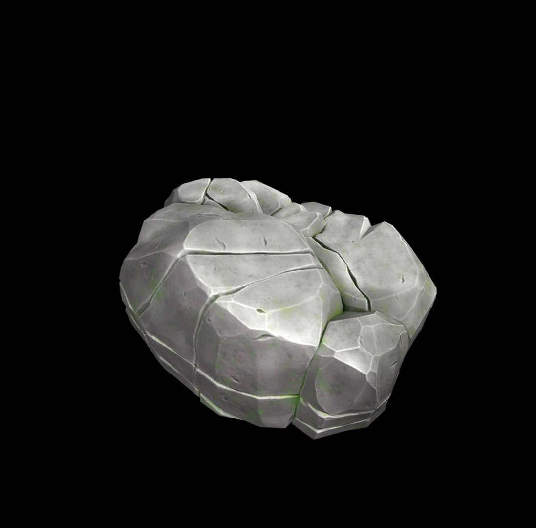 Stylized rock 3D model - TurboSquid 1486575