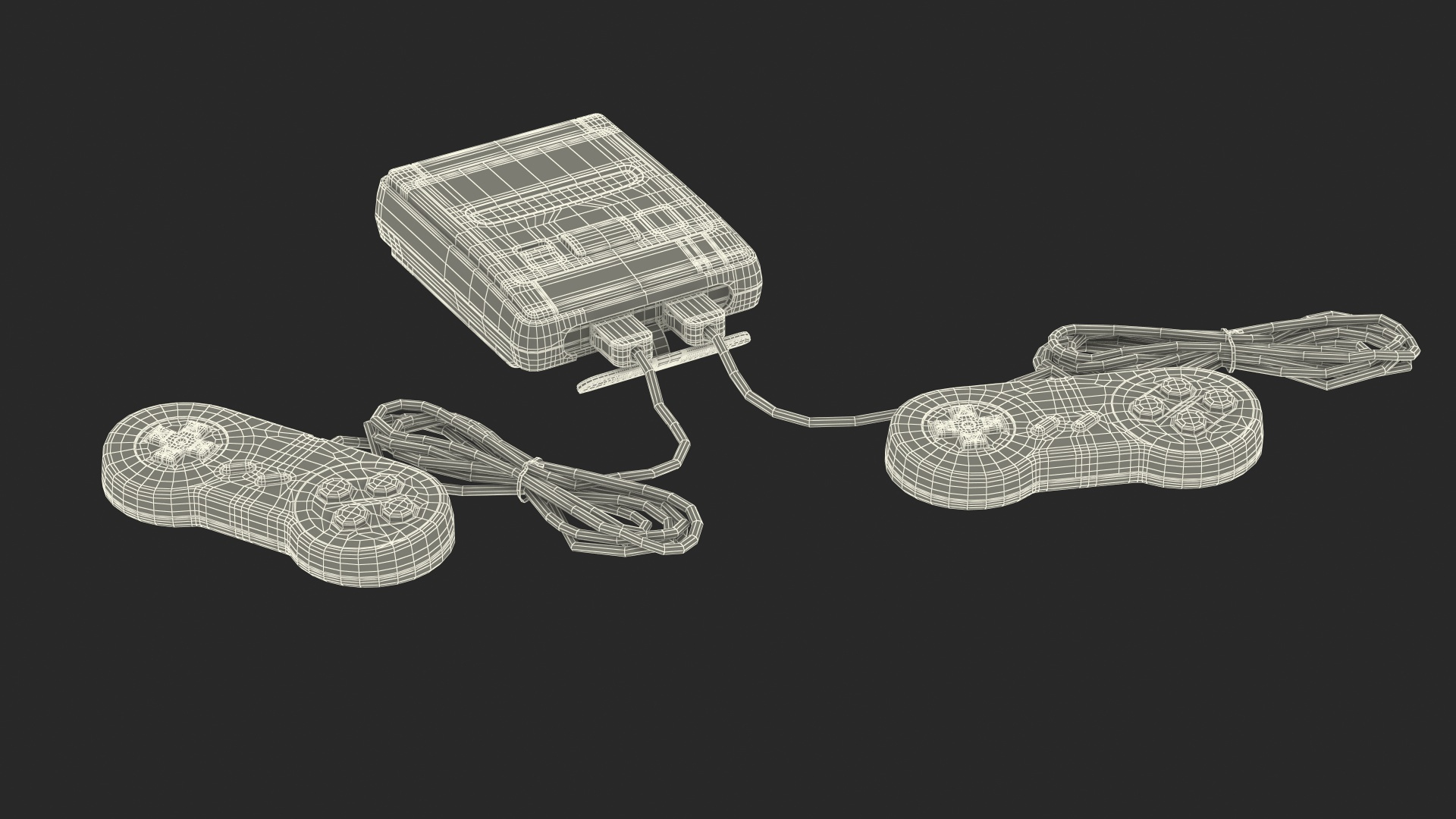 3D Super Nintendo Entertainment Console - TurboSquid 1561141