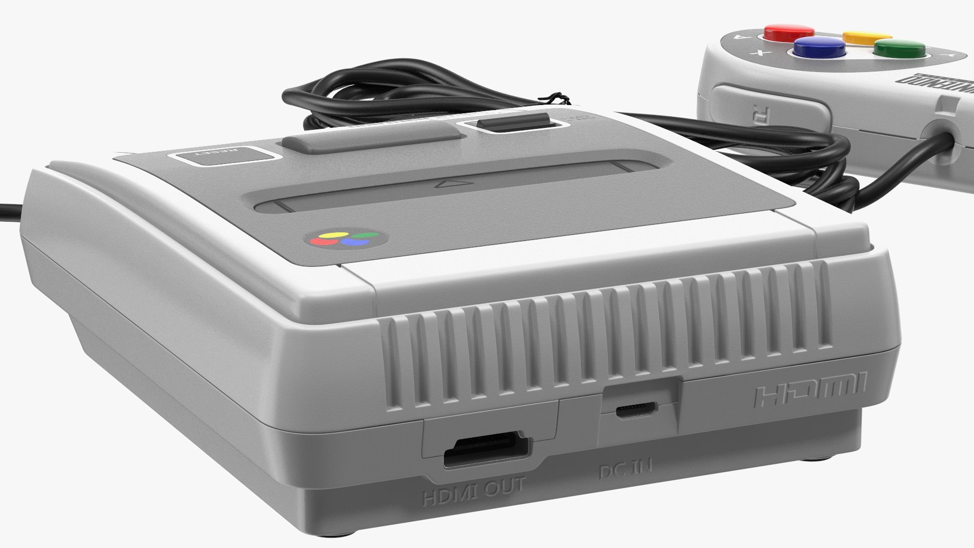 3D super nintendo entertainment console - TurboSquid 1561141