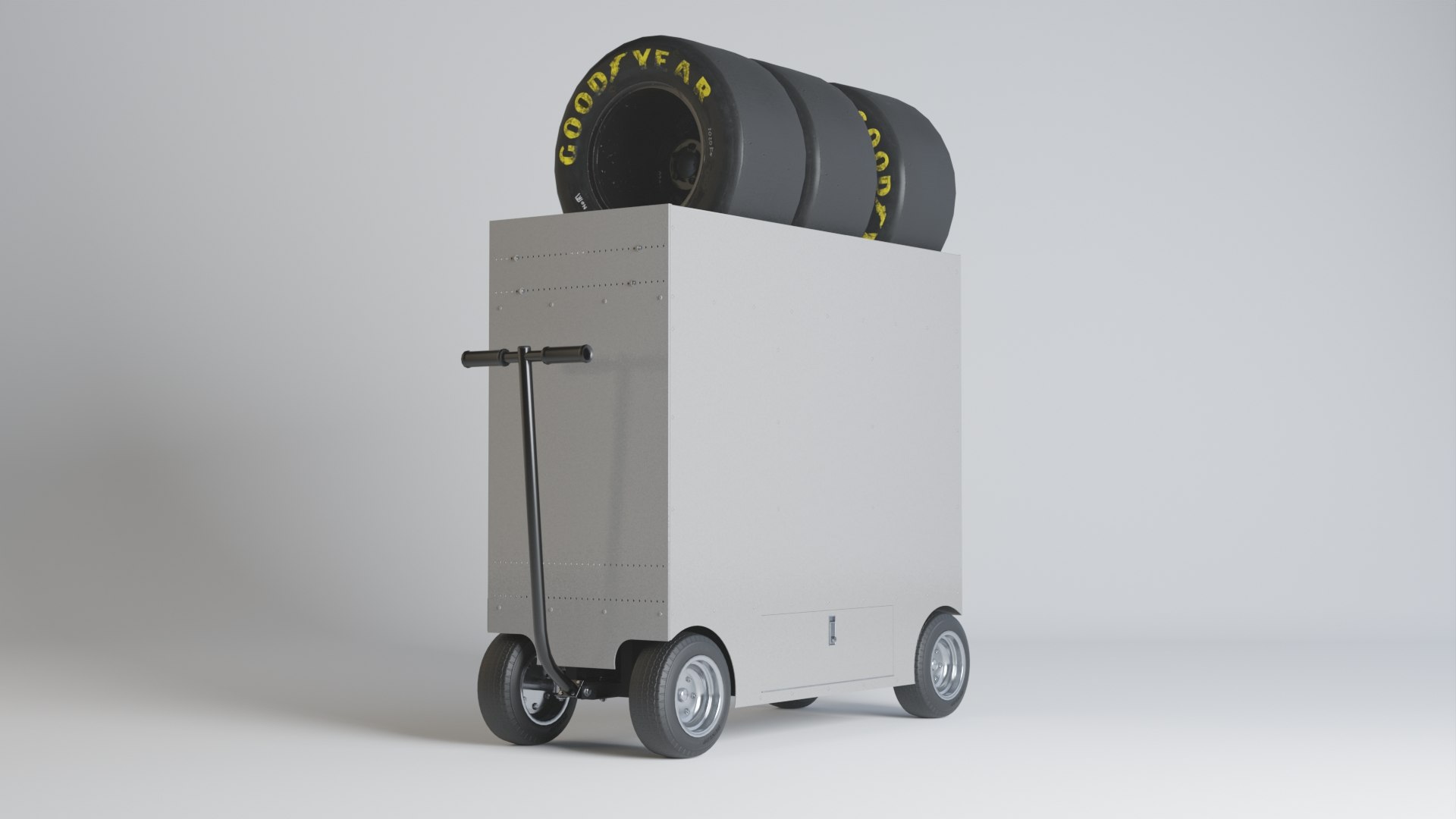 Tire Rack Cart PBR 3D - TurboSquid 1979168