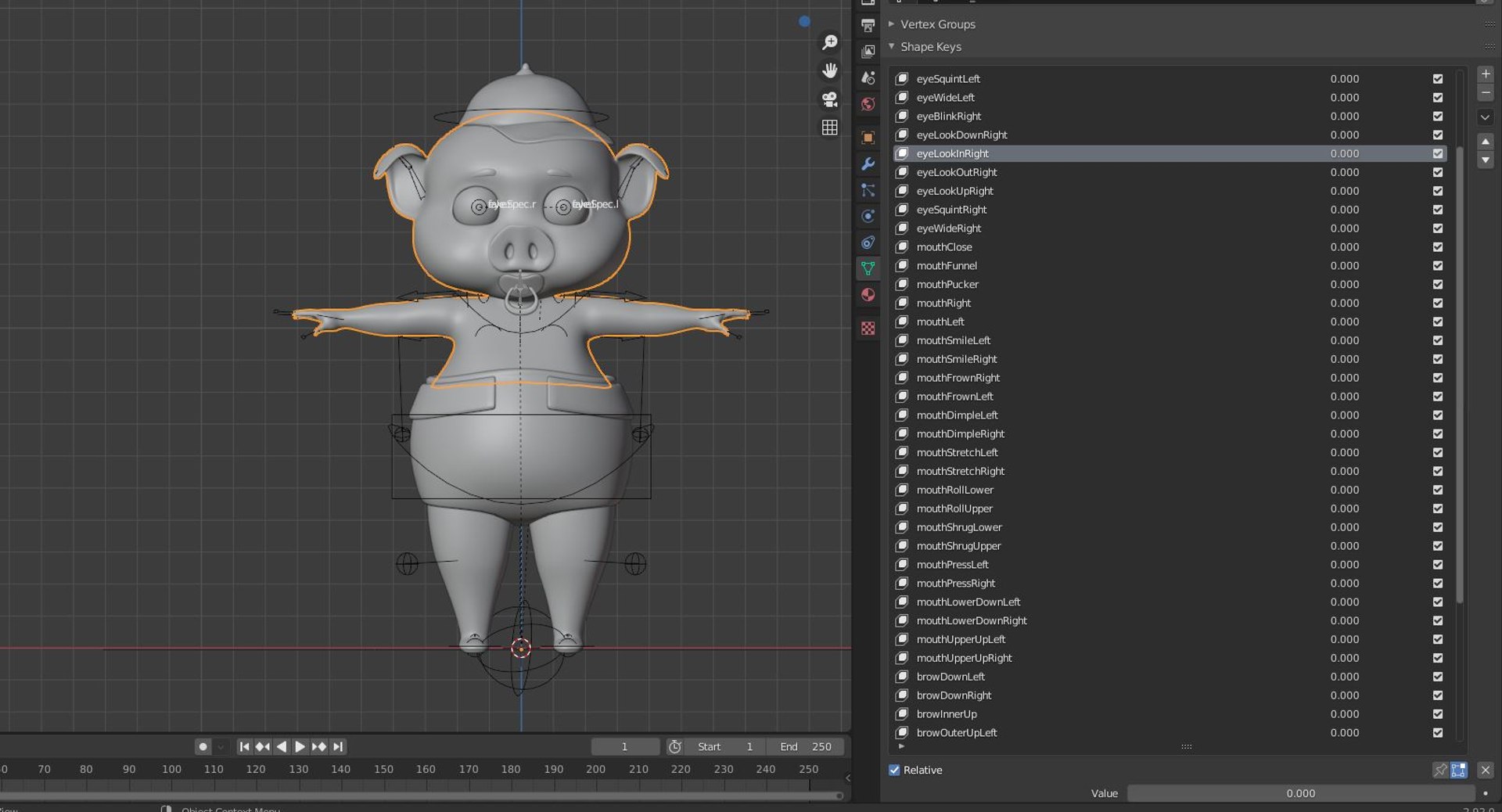 Cartoon Baby Pig With HAT Rigged 3D Model - TurboSquid 1773492