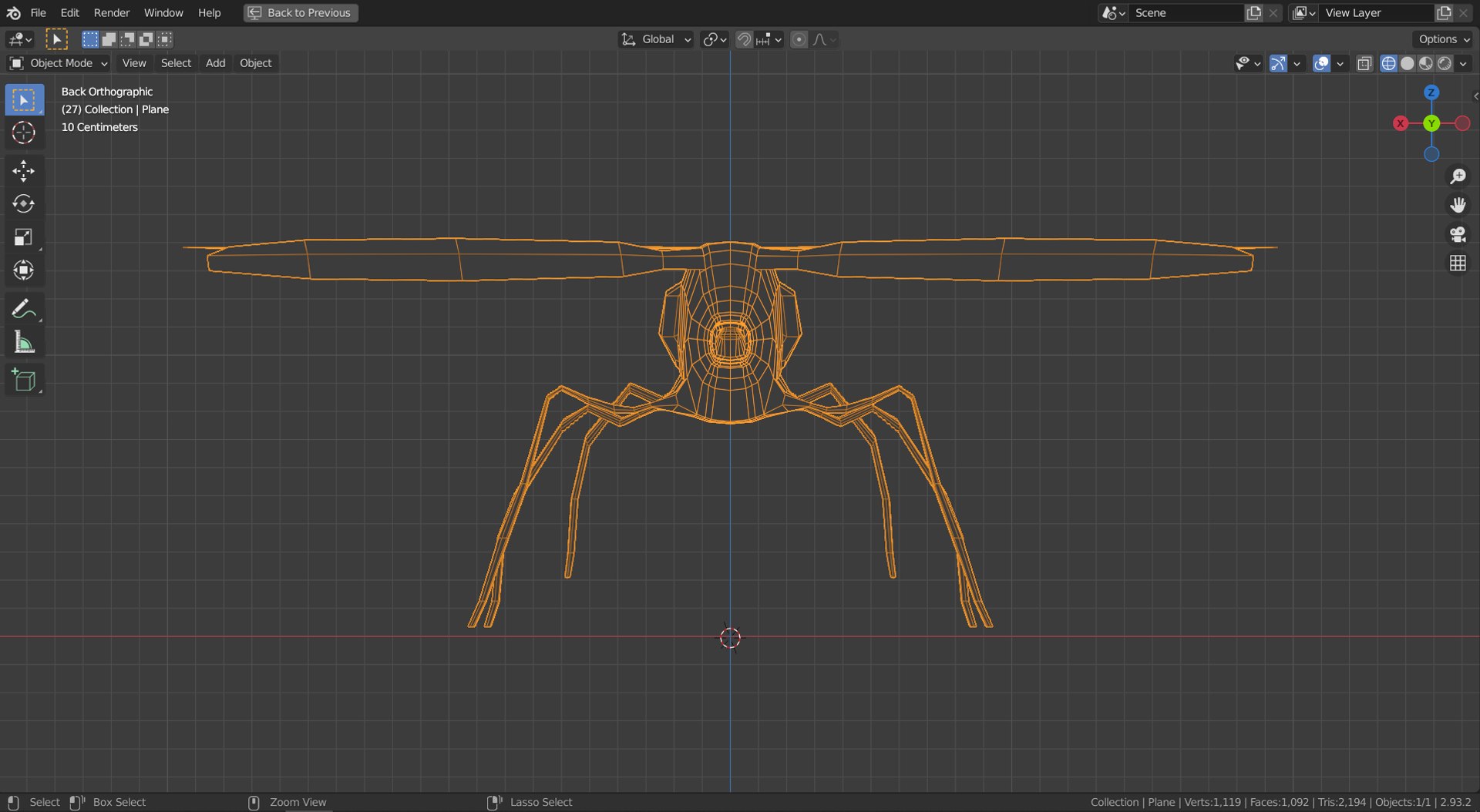 Low-poly Dragonfly 3D Model - TurboSquid 1777199