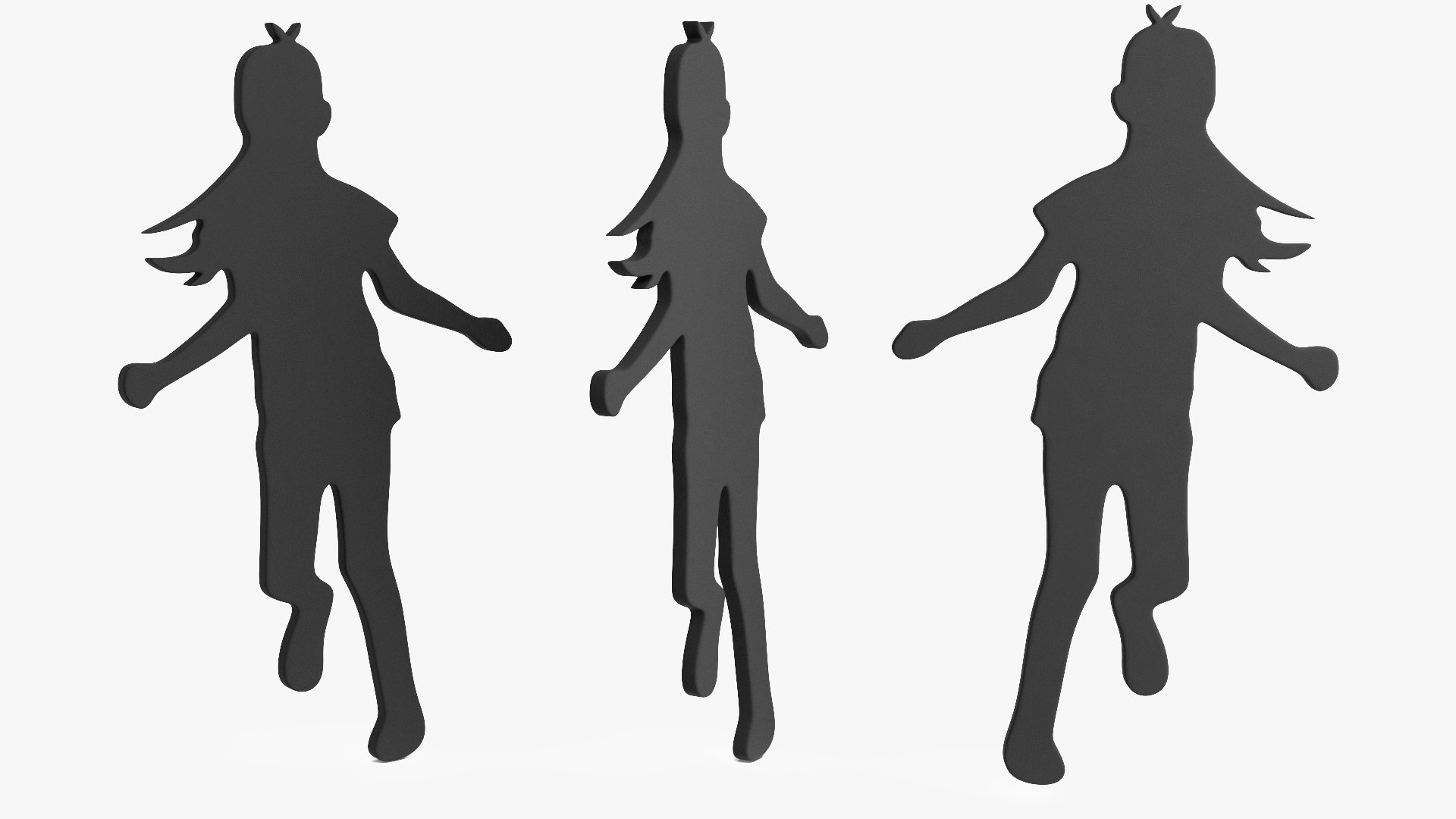 3D People Silhouettes Collection 2 Model - TurboSquid 2237541