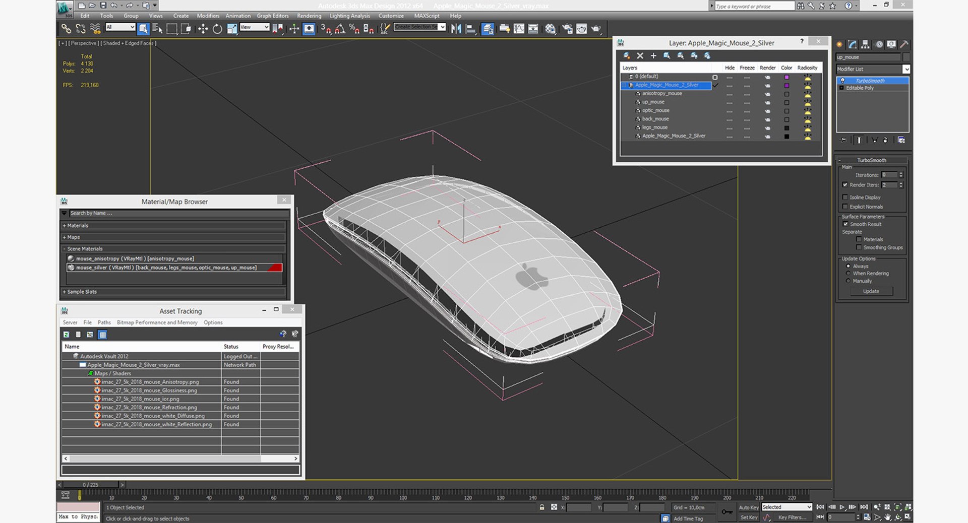 3D Apple Magic Mouse 2 - TurboSquid 1362977