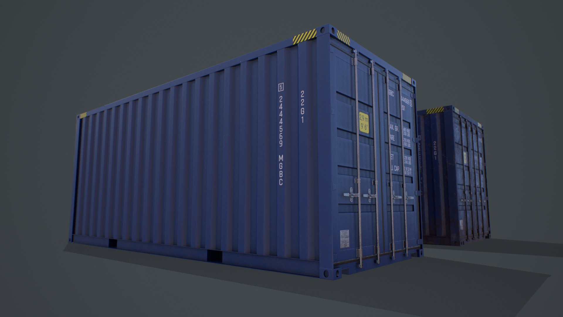 3D Pbr Container Model - TurboSquid 1437370