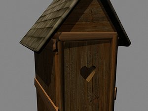Free 3D Outhouse Models | TurboSquid