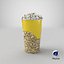 3D Medium Popcorn Bucket Popped - TurboSquid 1410138