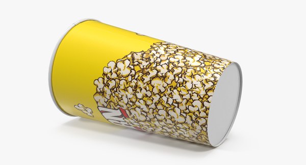 3D medium popcorn bucket popped - TurboSquid 1410138