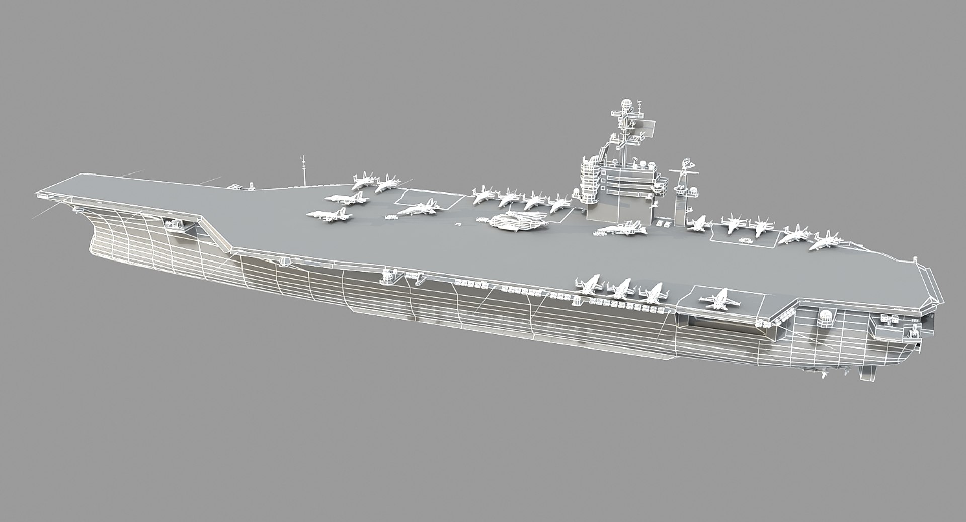 3d Model Uss George Washington Cvn-73