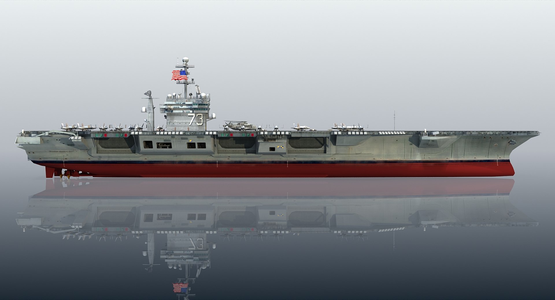 3d Model Uss George Washington Cvn-73