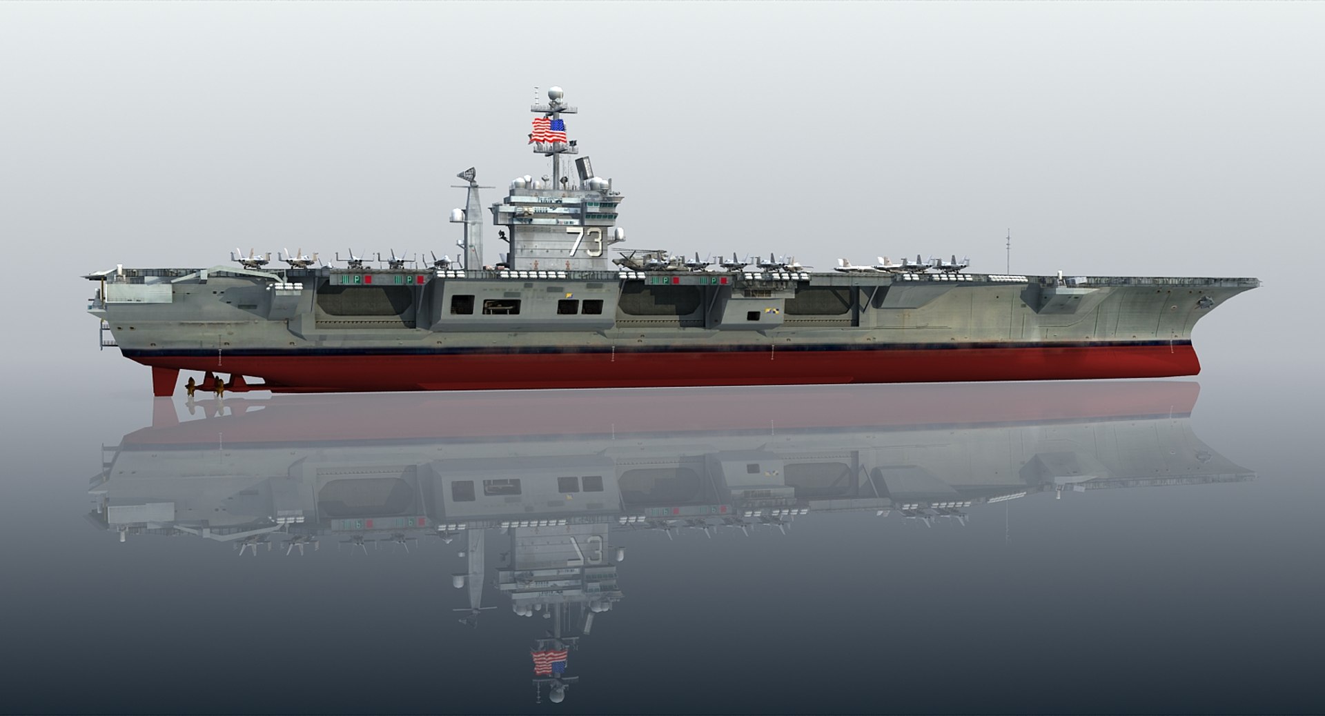 3d Model Uss George Washington Cvn-73