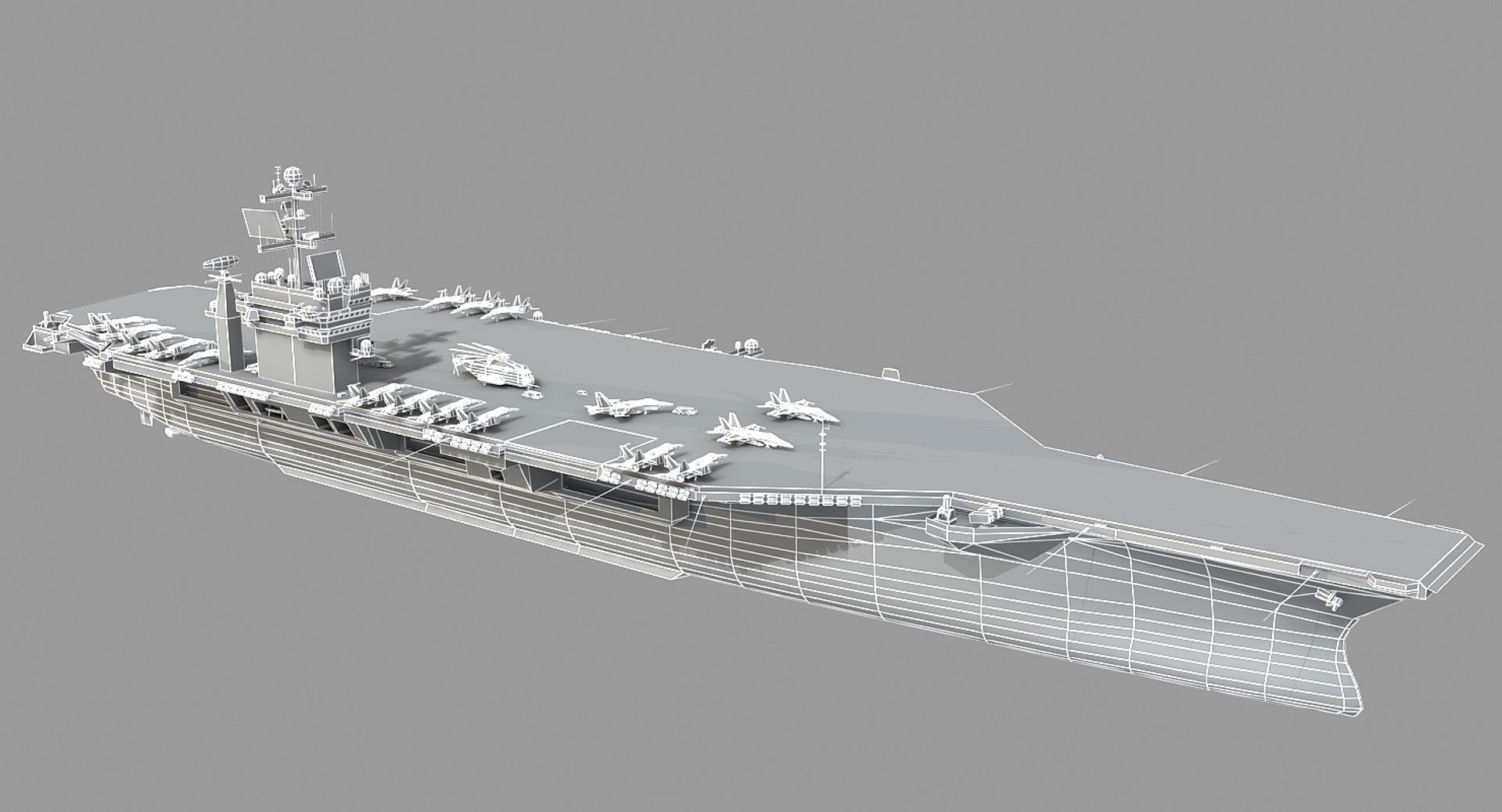 3d Model Uss George Washington Cvn-73