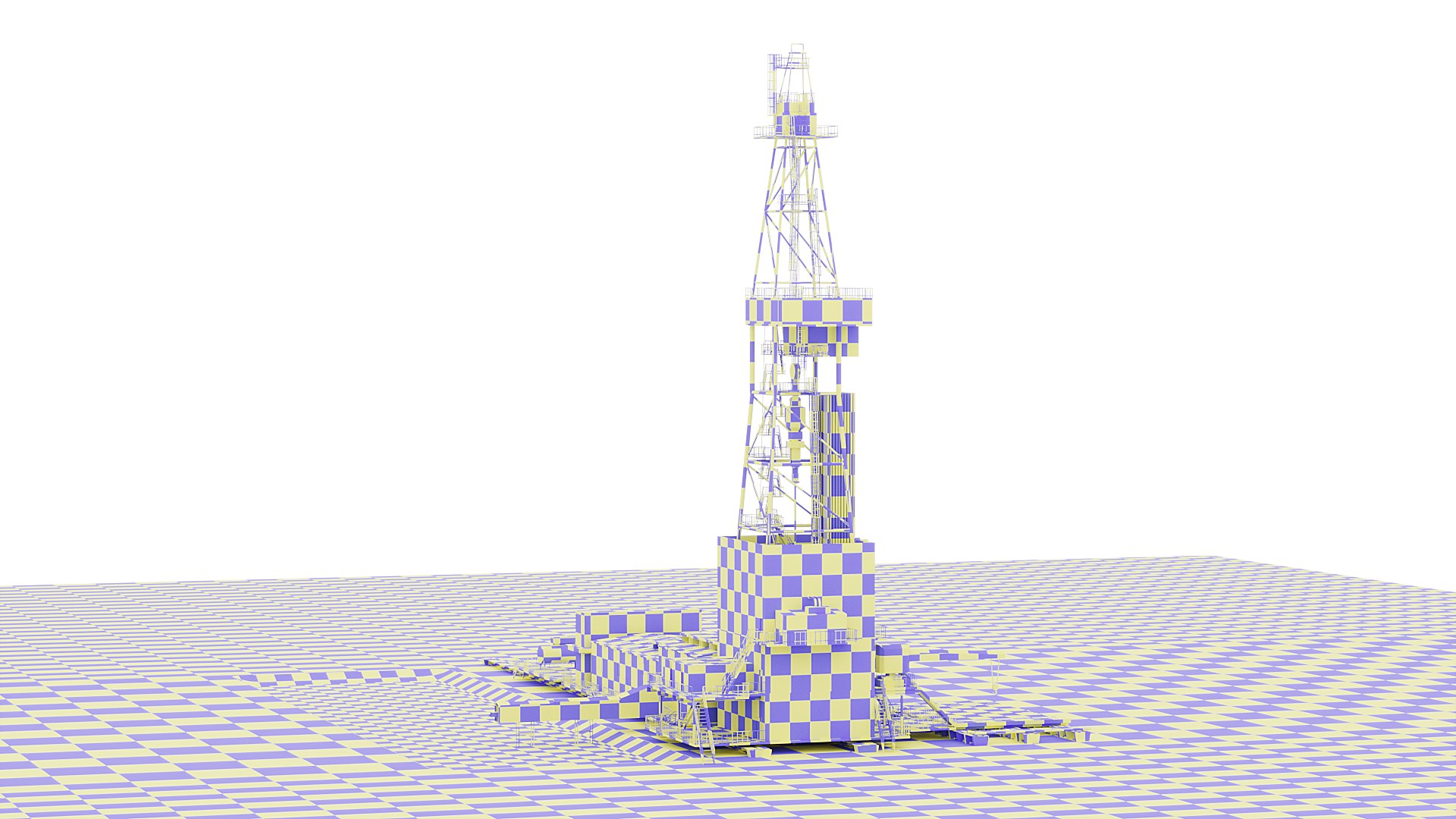 3D Drilling Rig LowPoly Model - TurboSquid 2425888