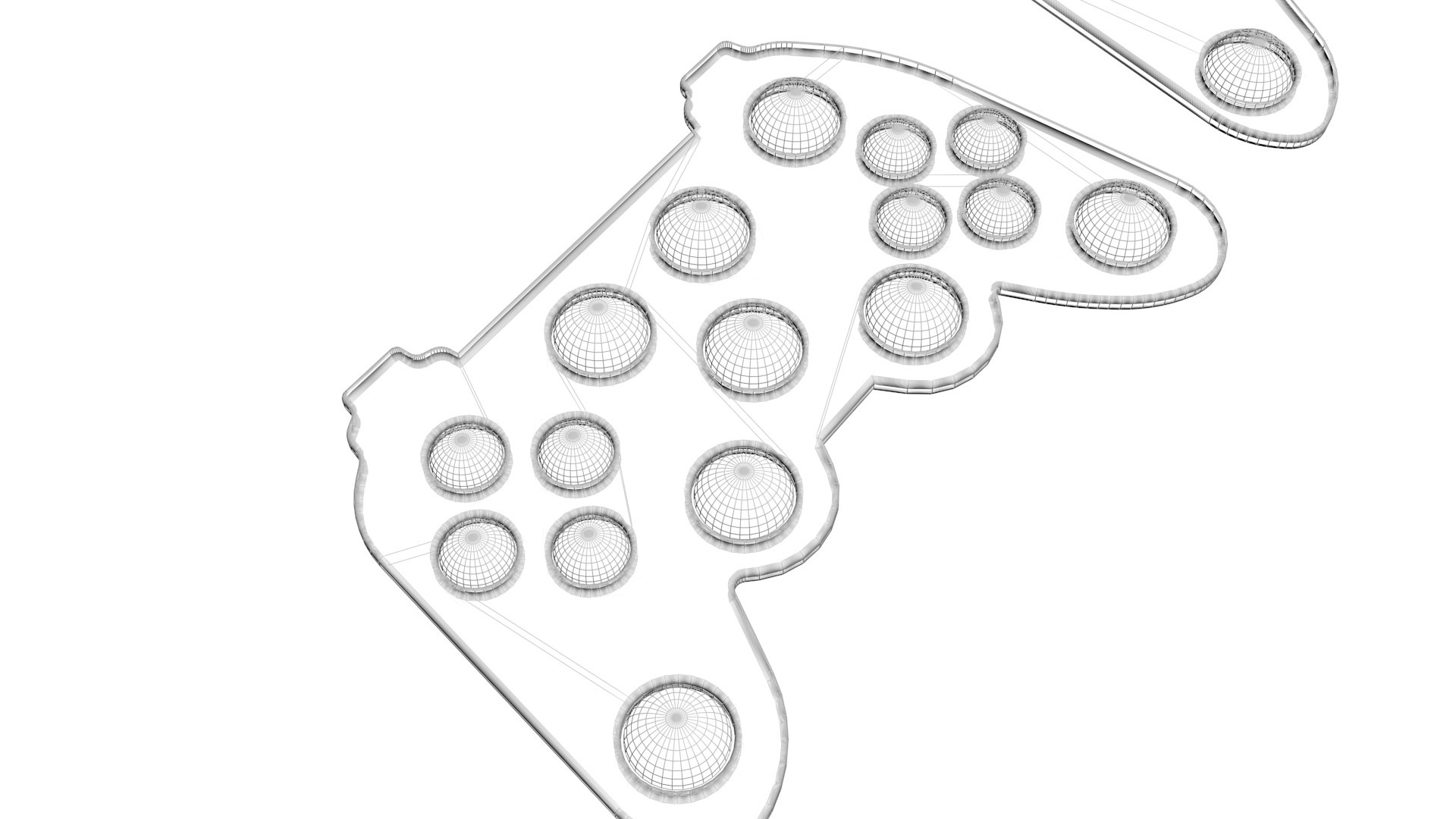 Joypad Simple Dimples Set 3D - TurboSquid 1796098