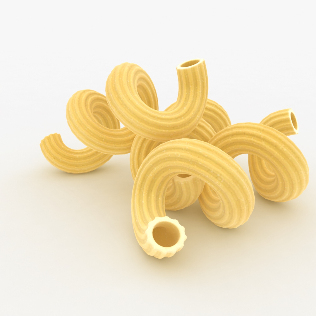 Realistic Dry Pasta Set 3D Model - TurboSquid 1212091