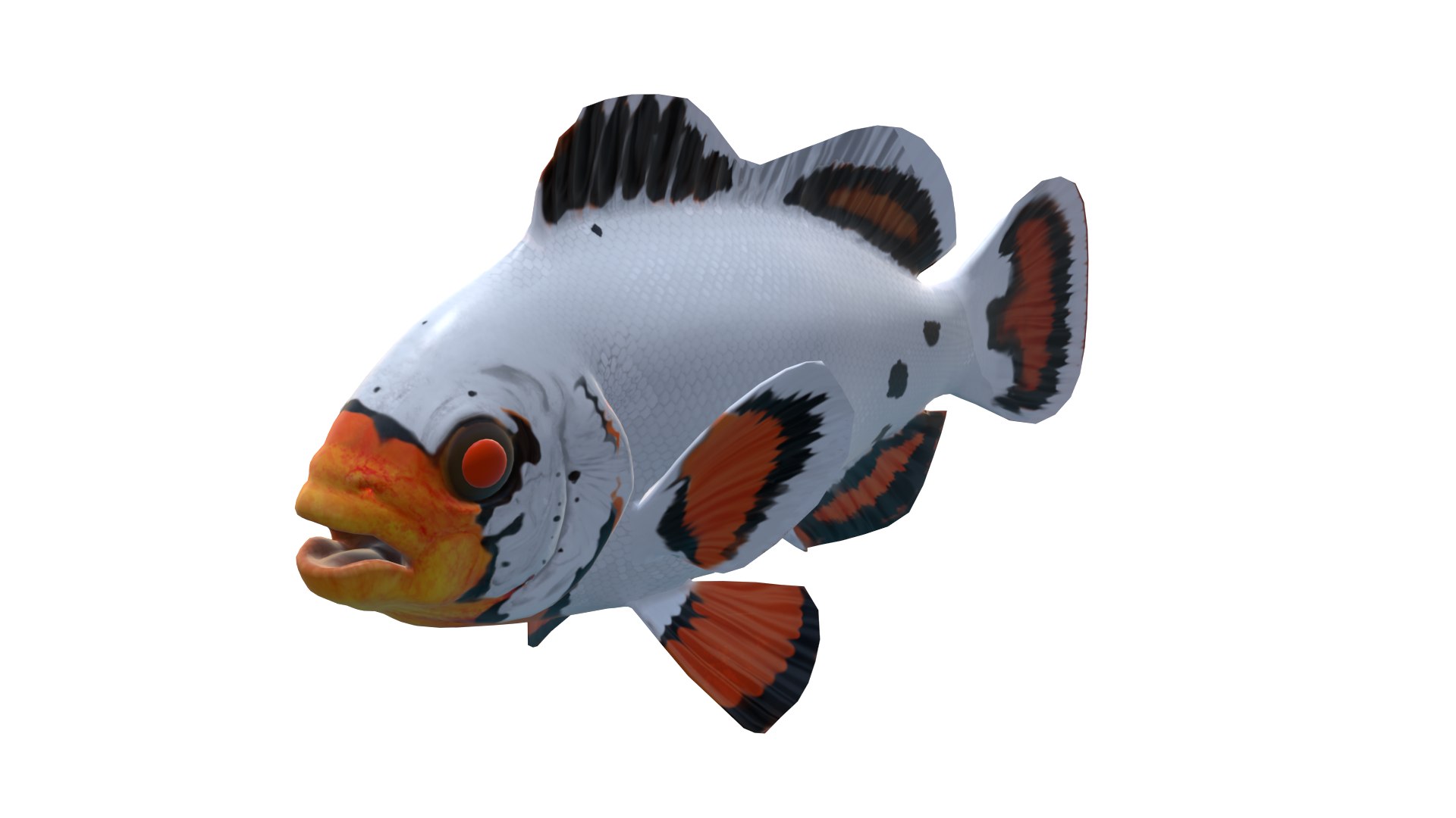 3D Clownfish Fish 3D Model - TurboSquid 2313530