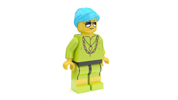 modèle 3D de Figurine LEGO Fashionista truquée pour Maya - TurboSquid ...