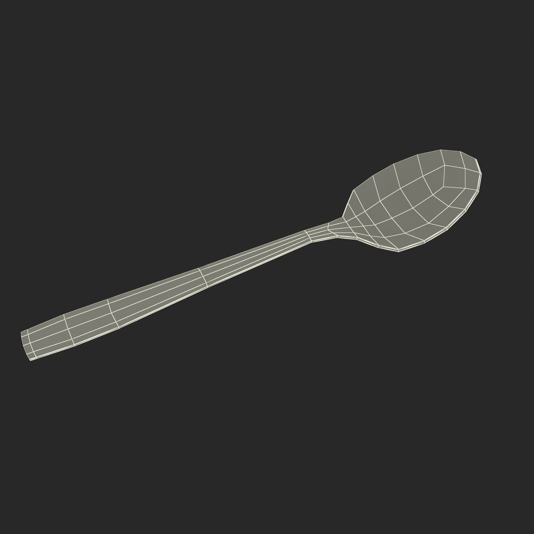 Teaspoon Spoon 3d Model