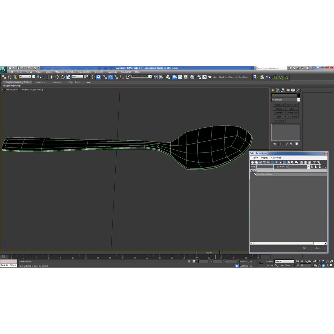 Teaspoon Spoon 3d Model