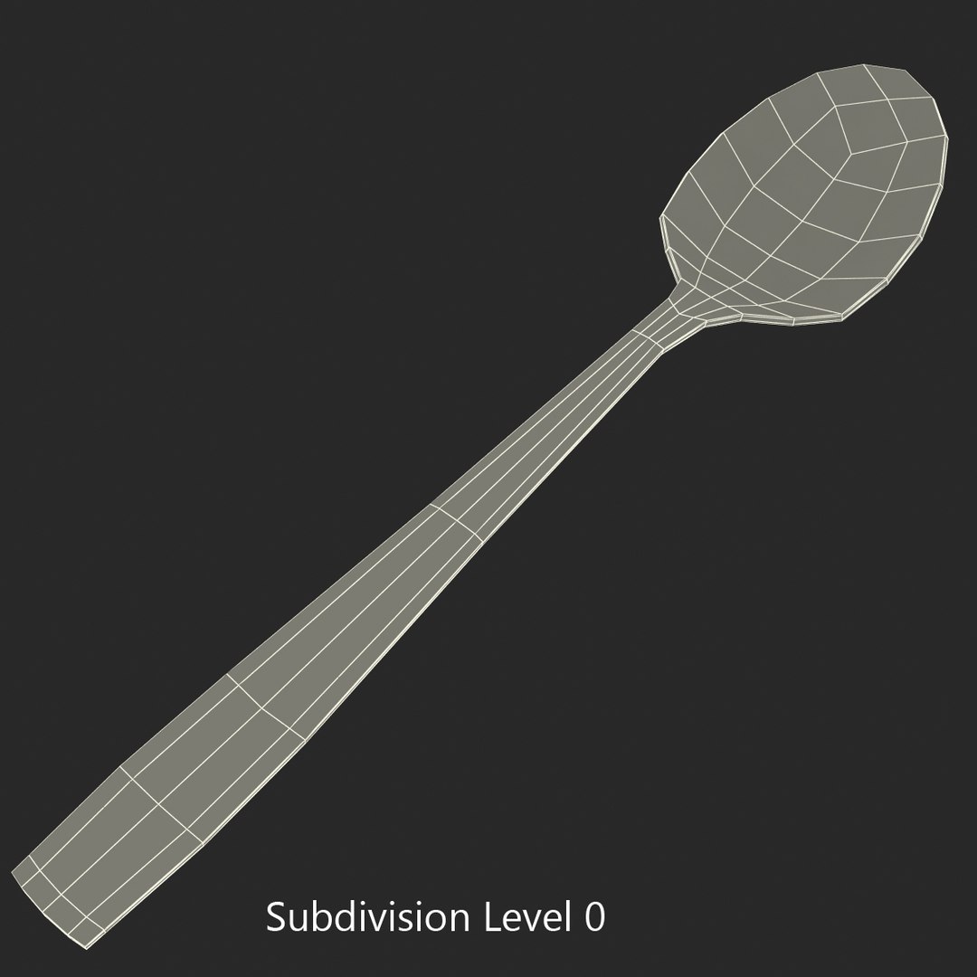 Teaspoon Spoon 3d Model