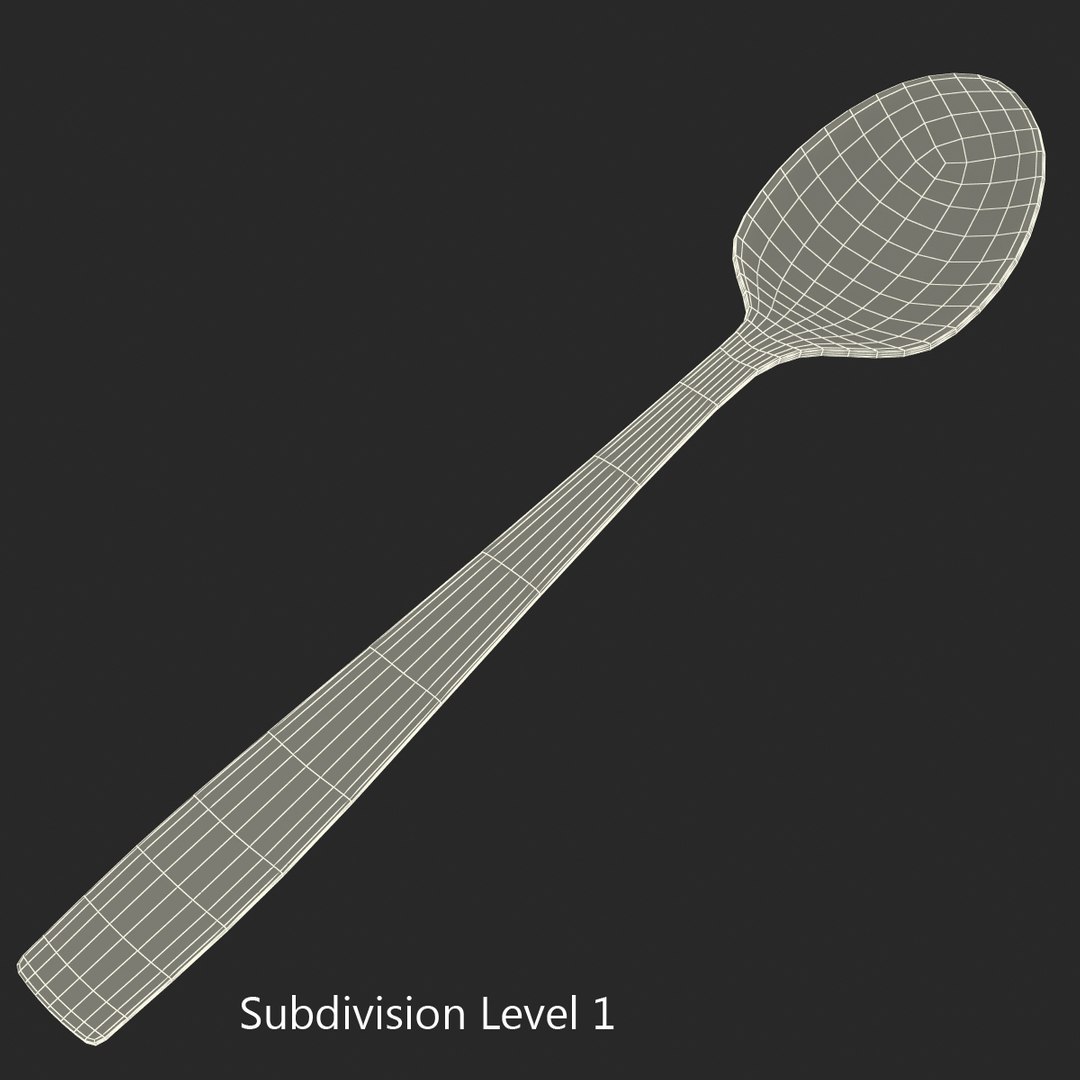 Teaspoon Spoon 3d Model