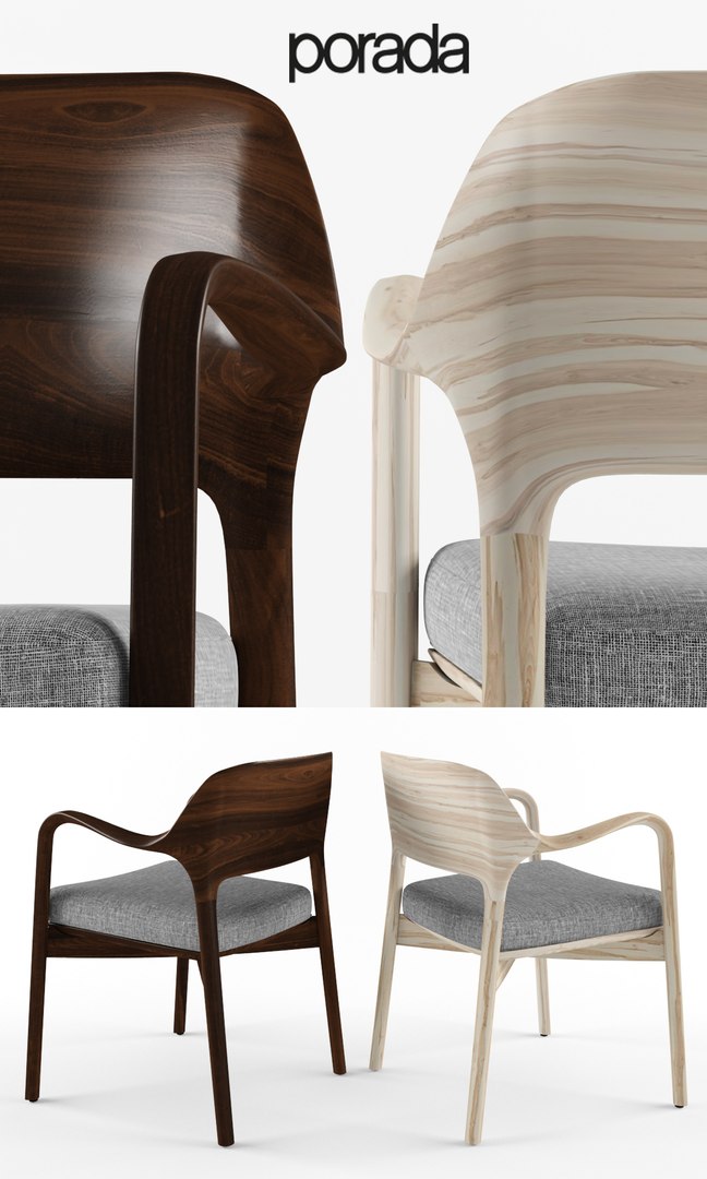 Porada Chair Ella 3D Model - TurboSquid 1280818