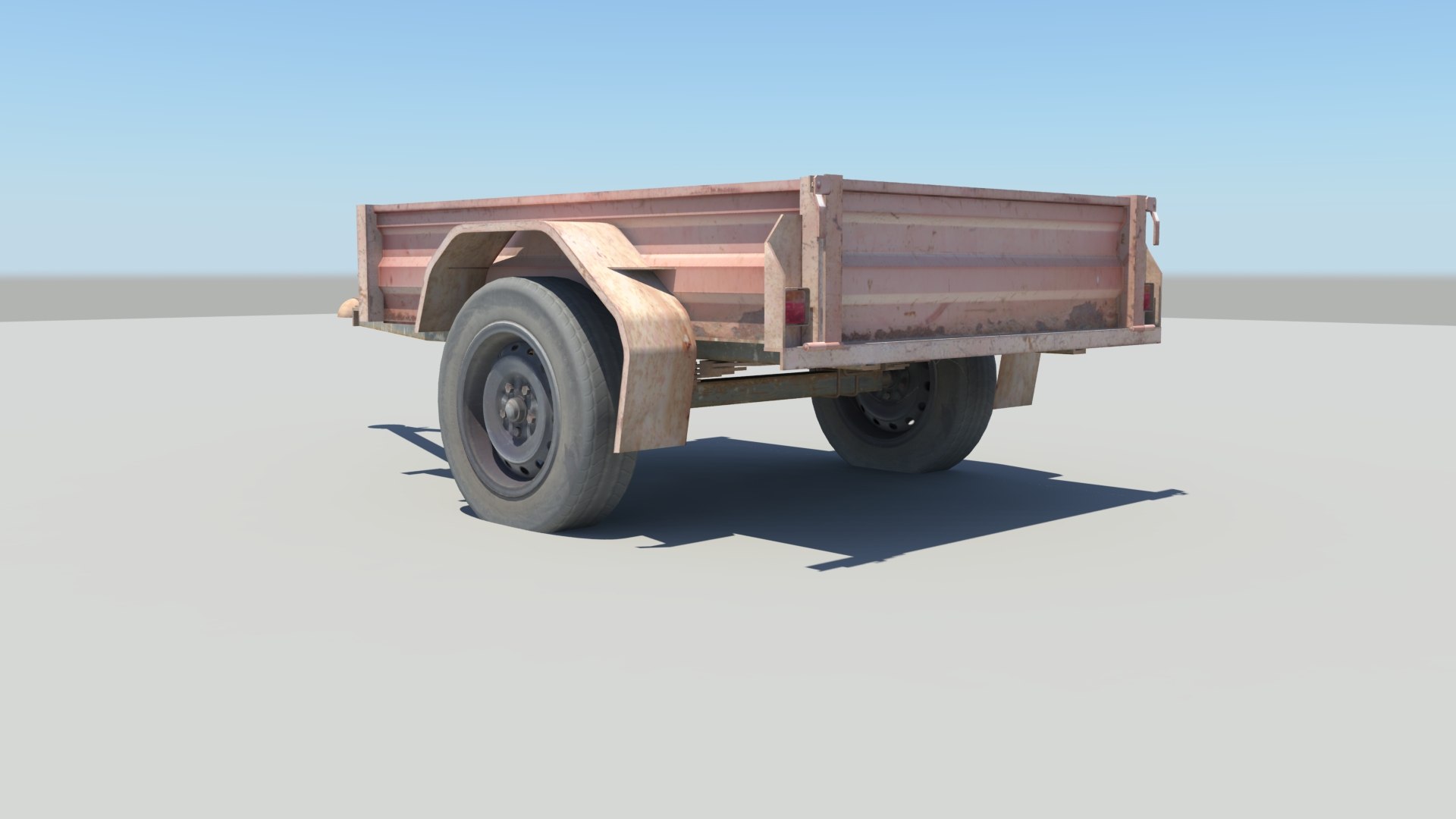Rusty Trailer 3D Model - TurboSquid 1214288