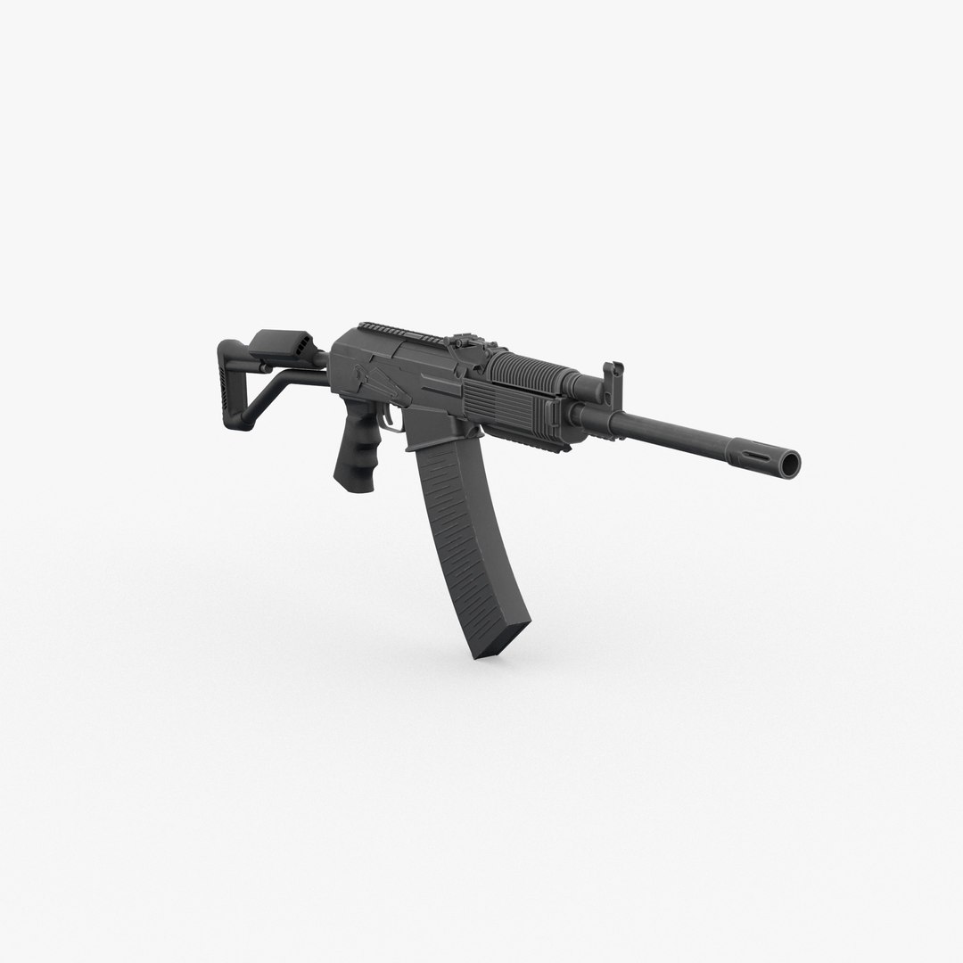 3D модель Gun Lowpoly Kitbash 30 - TurboSquid 1902006