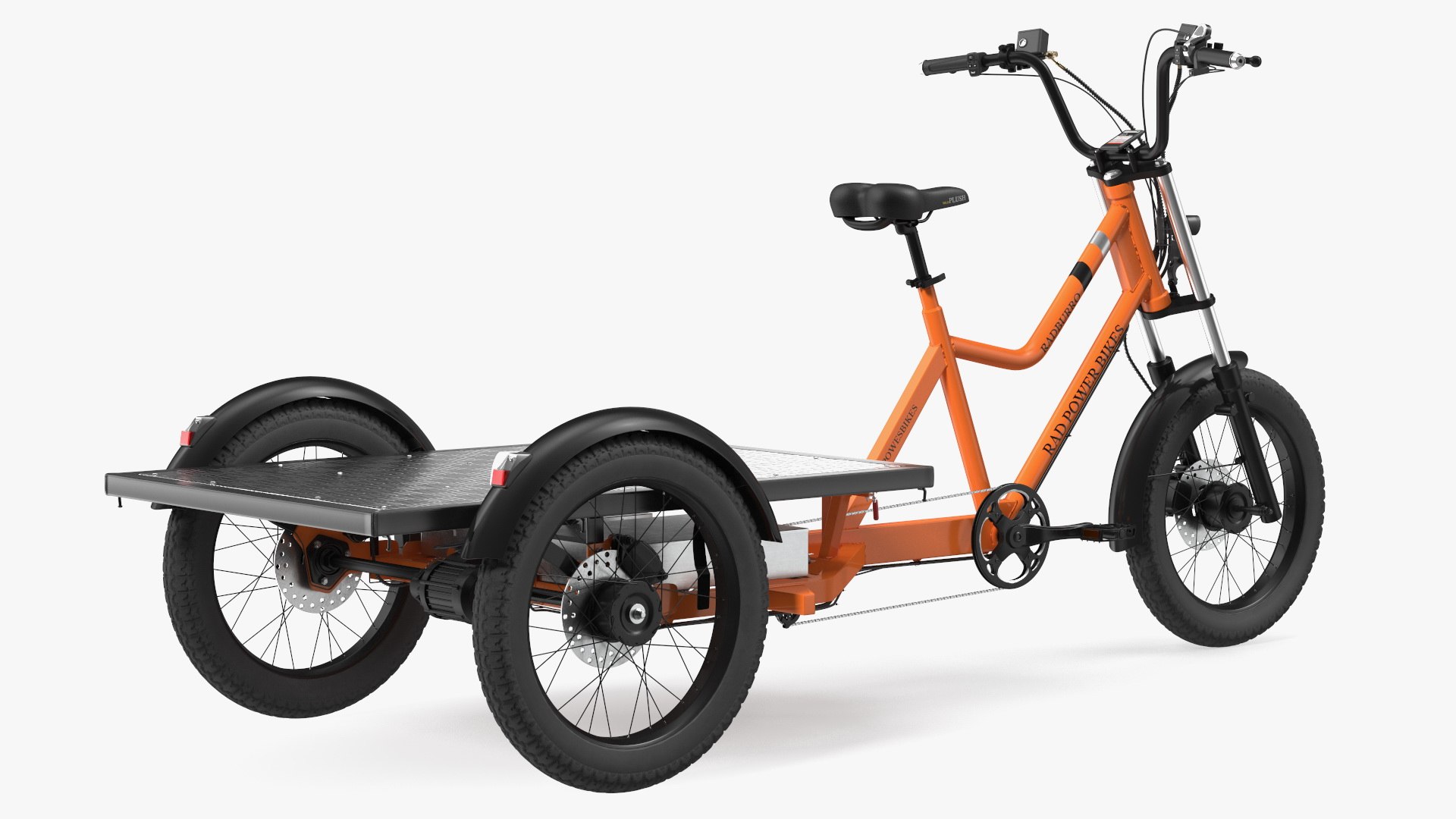Rad Power Bike RadBurro with Flatbed 3D model - TurboSquid 1925419