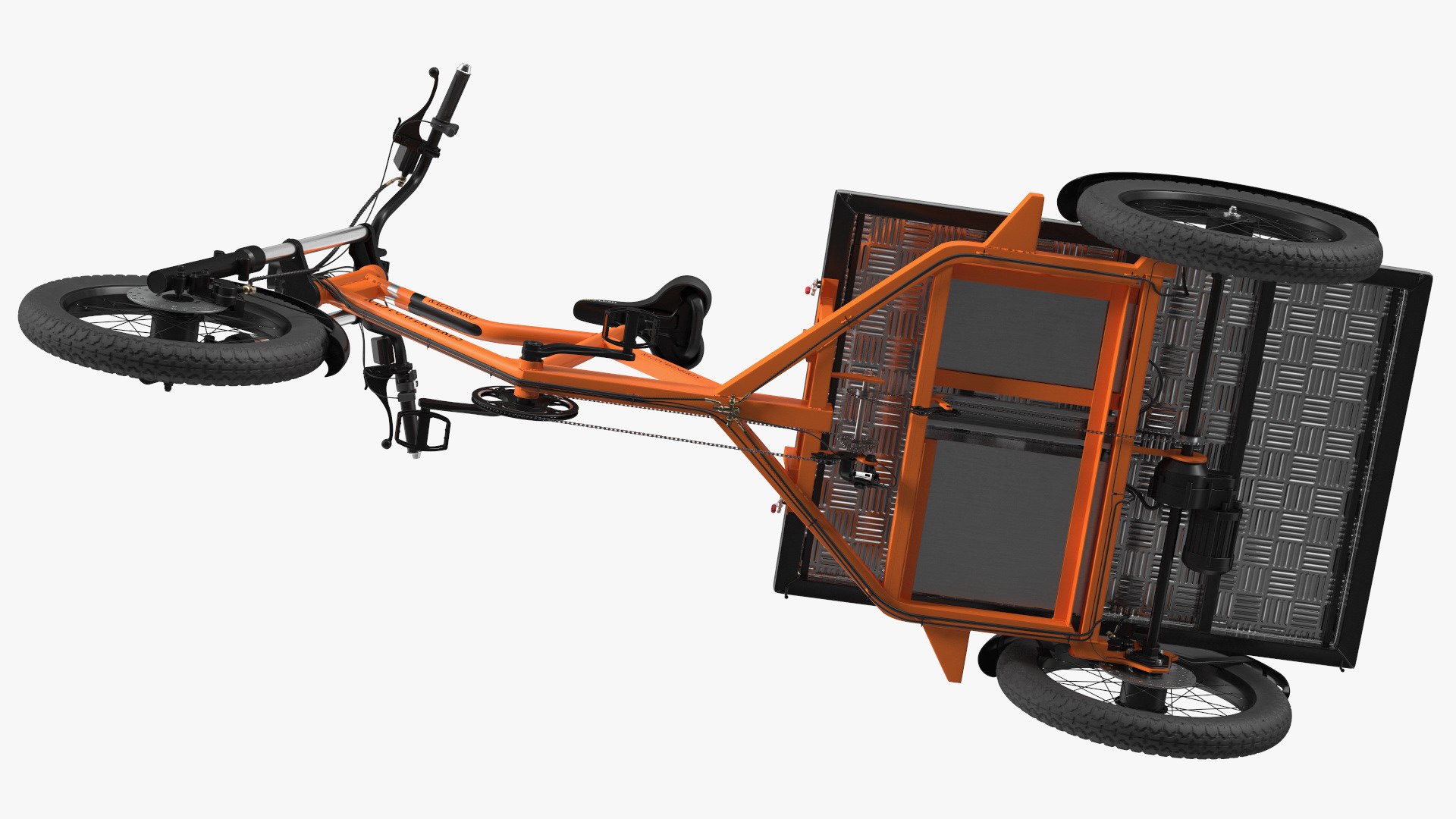 Rad Power Bike RadBurro with Flatbed 3D model - TurboSquid 1925419