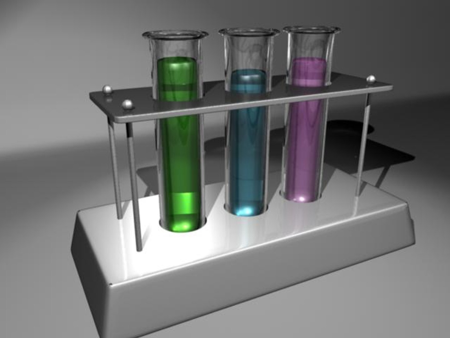 Chemistry Tubes 3d Model
