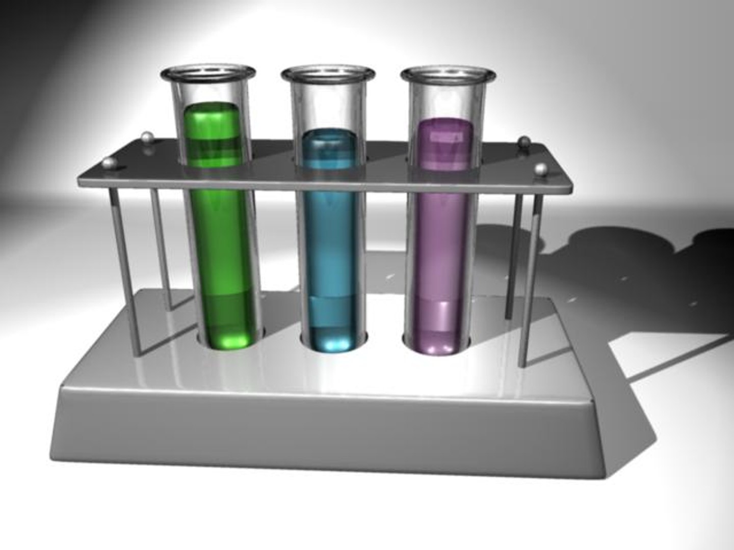 Chemistry Tubes 3d Model