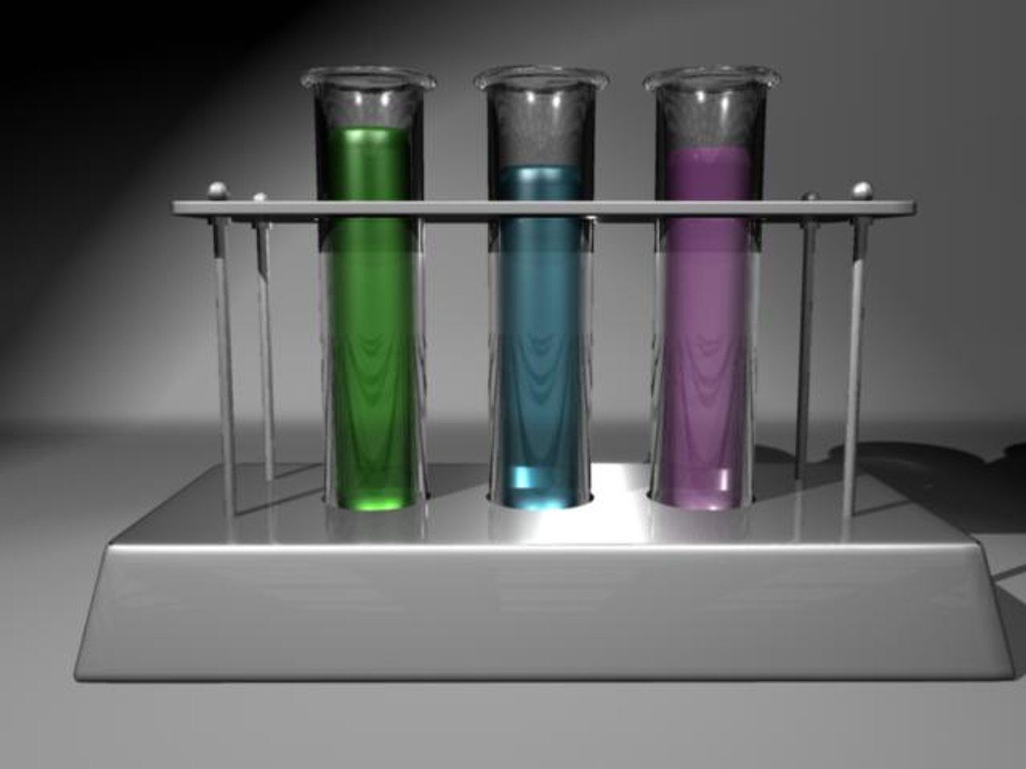 Chemistry Tubes 3d Model